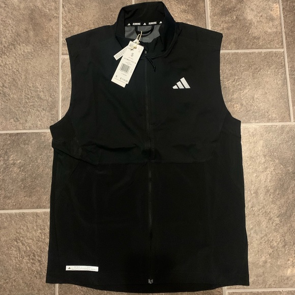 adidas | Jackets & Coats | Adidas Ultimate Running Vest Windbreaker ...